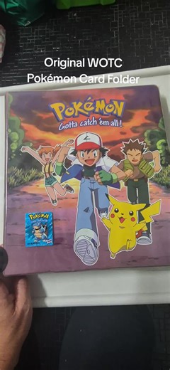Unveiling the Original WOTC Pokémon Card Folder