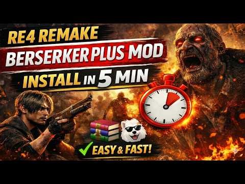 How To Install Berserker Plus Mod in Resident Evil 4 Remake (Complete Guide2026) @modsgamer77