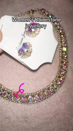 Stunning Women’s Rhinestone Jewelry Collection