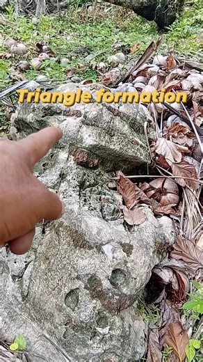 Triangle hole formation treasure marker sign #treasuredeposit | Glenn Arcena