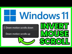 How To INVERT Mouse Scroll Windows 11 (QUICK & EASY) 2026