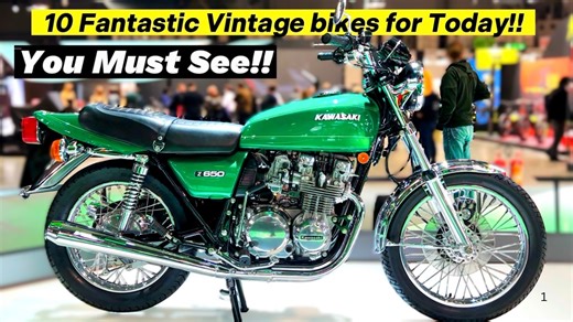 10 Vintage Bikes That Still Command Respect on Today!