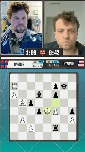 Magnus Carlsen Goes 8/8 After Defeating Hans Niemann in Titled Tuesday #chess #chesshighlights