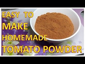 Homemade Tomato Powder | Recipe | BY FOOD JUNCTION
