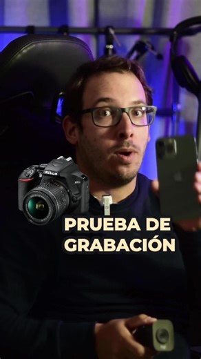 Prueba de grabación con cámara Nikon D3300