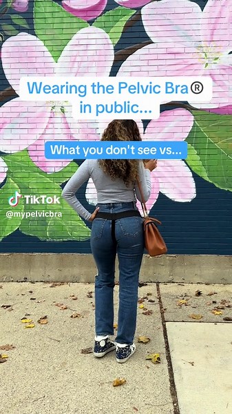 What you don’t see 👀 : discreet, seamless supportwear doing the work. What you do see: confidence, comfort, and freedom to move without worrying about leaks, pressure, or heaviness. The Pelvic Bra®️ is designed to support your pelvic floor from underneath. It provides targeted perineal compression that helps lift and stabilize where it matters most, all while staying invisible under your favorite clothes. No bulky bands, no visible lines, just support that moves with you, so you can get back to