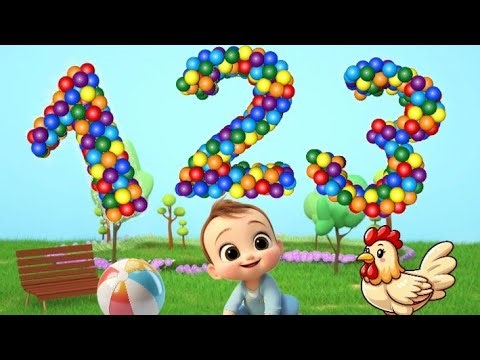 1 2 3 Counting | Numbers for Children #kidslearning