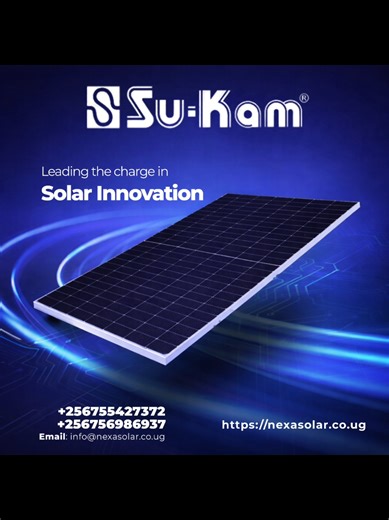 Power your world with innovation! 🌞 Sukam Solar's leading the charge in solar tech, offering top-notch charge controllers, inverters, and more! Find us at Mukwano Mall, LG 45, and upgrade to sustainable energy today! 💡 Switch to solar, switch to reliability
