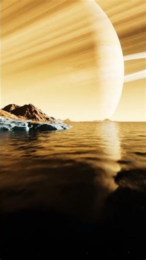 The Alien Lakes of Titan (Saturn's Moon) | 4K Surface View | Liquid Sounds