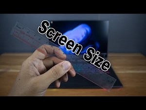 How to Measure Actual Screen Size of Laptop Screen in Inches