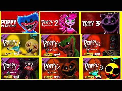 Poppy Playtime: 1,2,3,4,5,6,7,8,9 - Icons