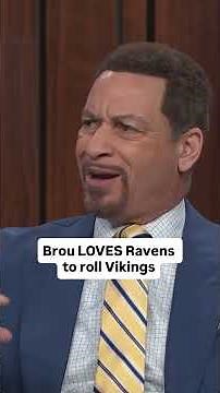 Brou is VERY confident in Lamar and his #Ravens 👀 #NFL #Vikings #lamarjackson