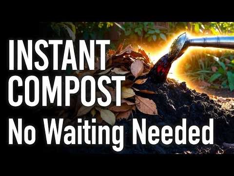 Pour This on Leaves and Create Unlimited Compost Fast Most Gardeners Don’t Know This Trick
