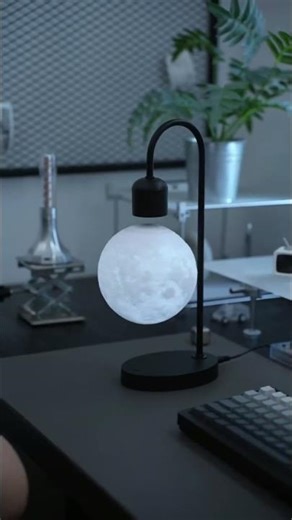 ✨ Magnetic Levitating Moon Lamp | LED Night Light for a Mesmerizing Glow ✨