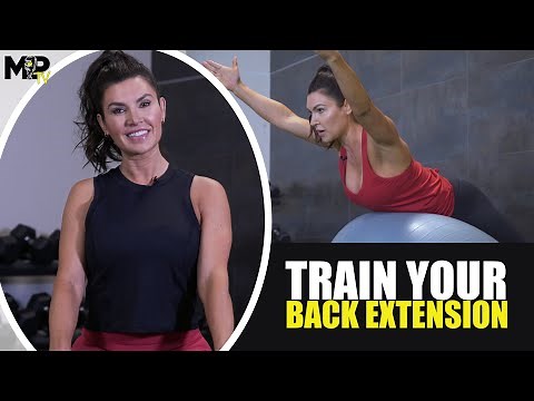 How To Do A Back Extension On A Swiss Ball (Exercise Demo)