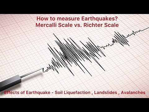 Measurement of Earthquakes | Richter Scale Vs Mercalli Scale