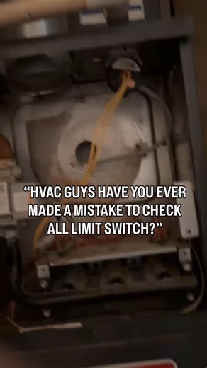 HVAC GUYS ALWAYS CHECK LIMIT SWITCH 4 Blink #heat #heatingandcooling #heatingandair #heating #heatingsolutions #heatingsystem #heatingandairconditioning #heatingrepair #heatingservices #heating #heatingservices #heatingservice #heatingsystem #fyp #trend #trendingreels #hvac #trending #hvac #hvacquality #hvaclife #hvacinstall #hvacmaintenance | Htee See