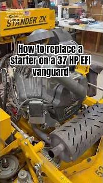 How to Replace a Starter on a Vanguard Engine