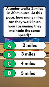 Walking Pace Challenge: How Far in an Hour? #quiz #trivia #riddles | Pediabox Lagecy
