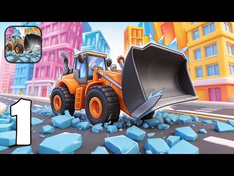 Dozer Adventure - Push Obstacles & Explore Levels - Part 1 - Gameplay Walkthrough(iOS, Android)
