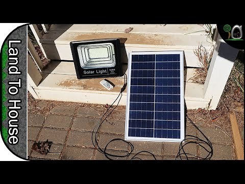 100w Cyberdax Light with Solar Panel