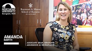 We’re thrilled to present Ms. Amanda Barth, Associate Dean of Graduate Admissions and Recruitment at William & Mary – Raymond A. Mason School of Business, USA, as she highlights the incredible partnership between NCU and William & Mary. Through this collaboration, NCU students will gain access to world-class MBA programmes and unique opportunities designed to launch global business careers. Ms. Barth also talked about working closely with our students, to help them unlock their potential and suc