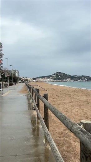 Winter Walk by the Sea in Blanes