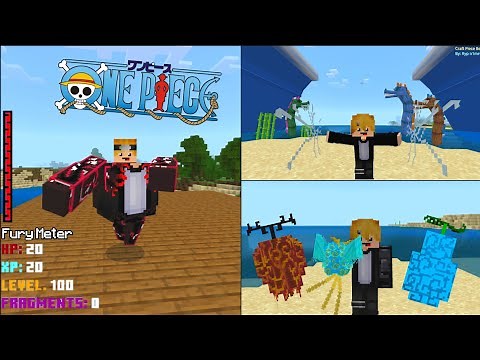 New Best One Piece Addon/Mod For Minecraft PE! | Yoru + 4 New Fruits (1.19+)
