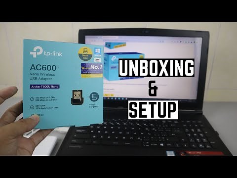 TP Link AC600 Nano Wireless USB Adapter Unboxing and First Time Setup