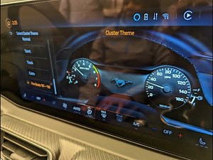 Playthrough of the 2024 Ford Mustang Infotainment system