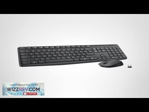 Logitech MK235 Wireless Keyboard and Mouse Combo for Windows 2.4 GHz Wireless