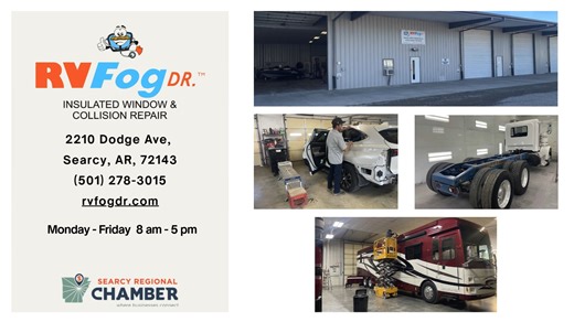 🚗 Day 6 of When Things Go Wrong: RV Fog Dr 🚗 When things go wrong on the road, RV owners need specialists they can trust. RV Fog Dr brings more than 25 years of automotive and collision experience, specializing in RV glass repair, foggy window replacement, custom body paint, and full motor home collision repair. From dual pane window restoration to large scale body work and repainting, their team is equipped to handle rigs up to 45 feet in length with precision and care. Located at 2210 Dodge 