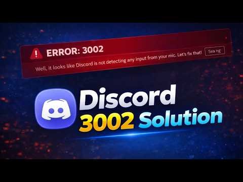 How to Fix Discord Error 3002 (No Microphone) - Windows, Mac & Linux [2026]