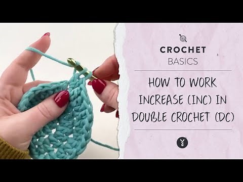 How to Double Crochet Increase (DC Inc)