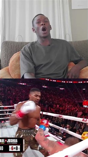 Izzy Reacts To Weird Anthony Joshua vs Jake Paul Boxing Fight