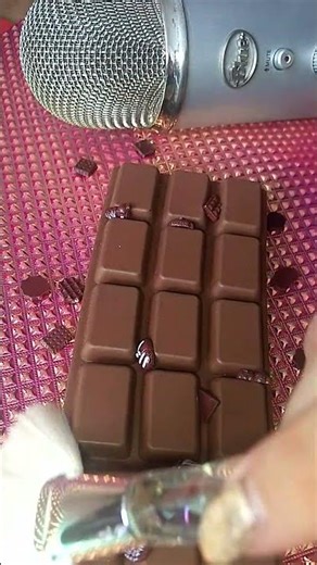 Sweeping off of Sticky Squishy Chocolate Mini Chocolate Beads ASMR 🍫 White Brush & Silver Mic Sounds