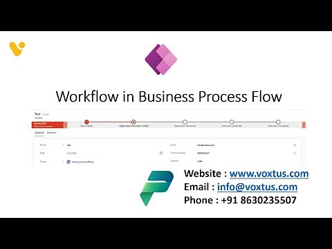 Workflow Integration in Business Process Flows | Dynamics 365 And Model Driven App Tutorial