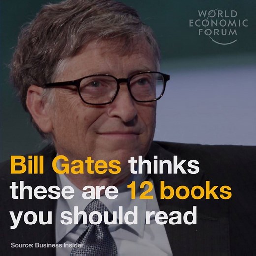 12 books recommended by Bill Gates. Read more: http://wef.ch/2c9FERV | World Economic Forum