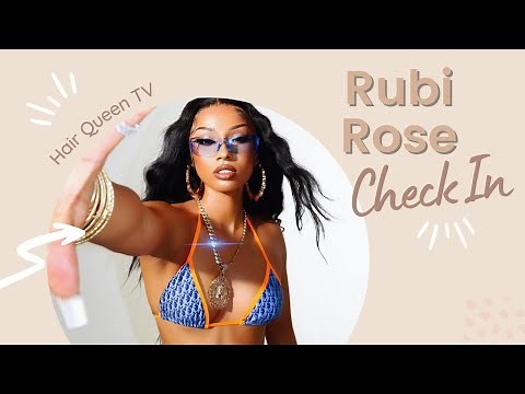 Rubi Rose shops at Hair Queen LA for her new video shoot!