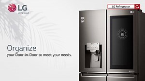 Organize your Door-in-Door to meet your needs. http://lge.ai/61881mImy #LG #LGGulf #Refrigerator #Fridge #Kitchen #Appliance | LG Global