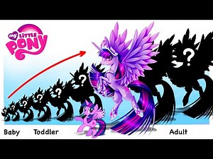 My Little Pony Growing Up EVOLUTION | Cartoon Wow