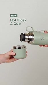 NEW Hot Flask & Cup. 30 hours of piping-hot coffee, cocoa or tea. | Hydro Flask