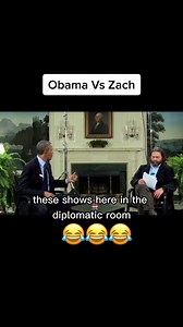 Barrack Obama On Between Two Ferns Duel With Zach Galifianakis #shorts😱😱 | Between 2 Ferns Clips