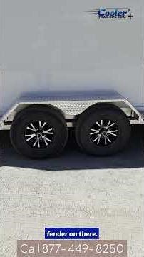 7x16 Refrigerated Trailer For Sale | 115V Electric | No Diesel | Cooler Trailers