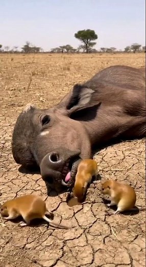 Mole-rat Digs Oasis for Thirsty Calf #wildlife #rescue #miracle #animalrescue #animals