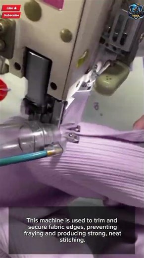 Automatic Overlock Sewing Machine for Fabric Edge Finishing#tool