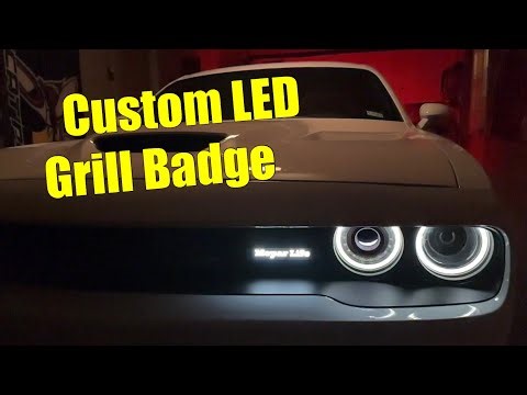 How to add a custom LED grill emblem! DIY only $20!
