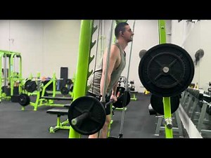 Smith Machine Stiff Leg Deadlift