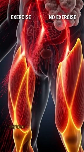 Exercise vs No Exercise – What Really Happens to Your Body? 💪🛋️#ExerciseVsNoExercise