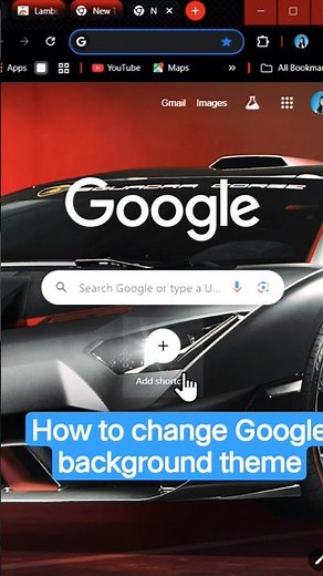 how to customize Google Chrome background & themes ||